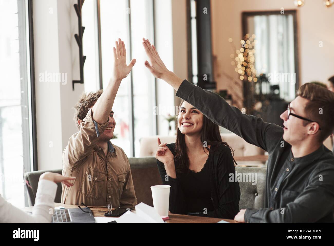 You rock, all. Having fun in the office room. Friendly coworkers ...