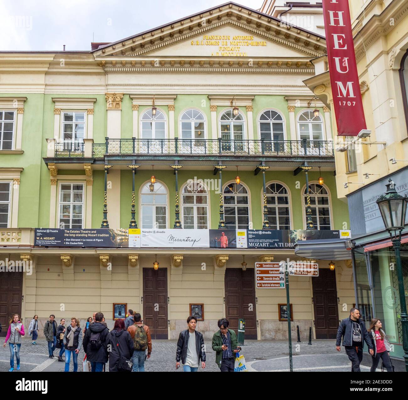 The estates theater prague hi-res stock photography and images - Alamy
