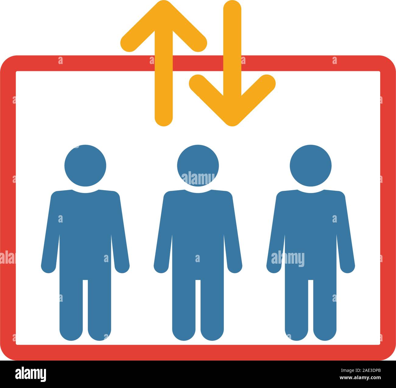 Black and white elevator Cut Out Stock Images & Pictures - Alamy