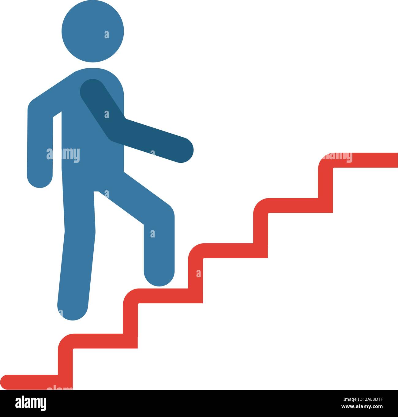 Stairway Up icon. Simple element from shopping center sign icons ...