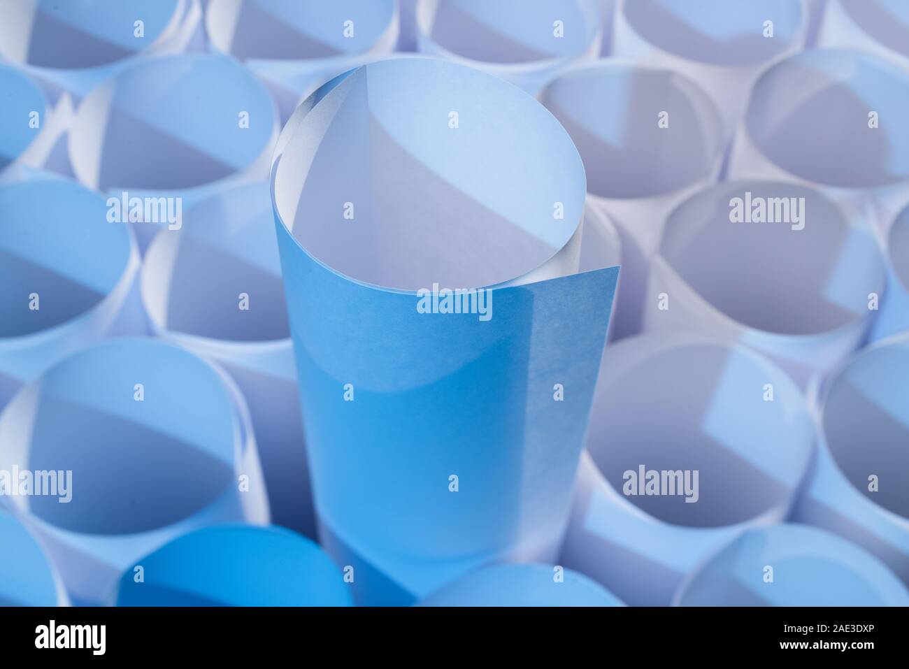 A rolled sheet of paper. Abstract background from scrolls Stock Photo ...