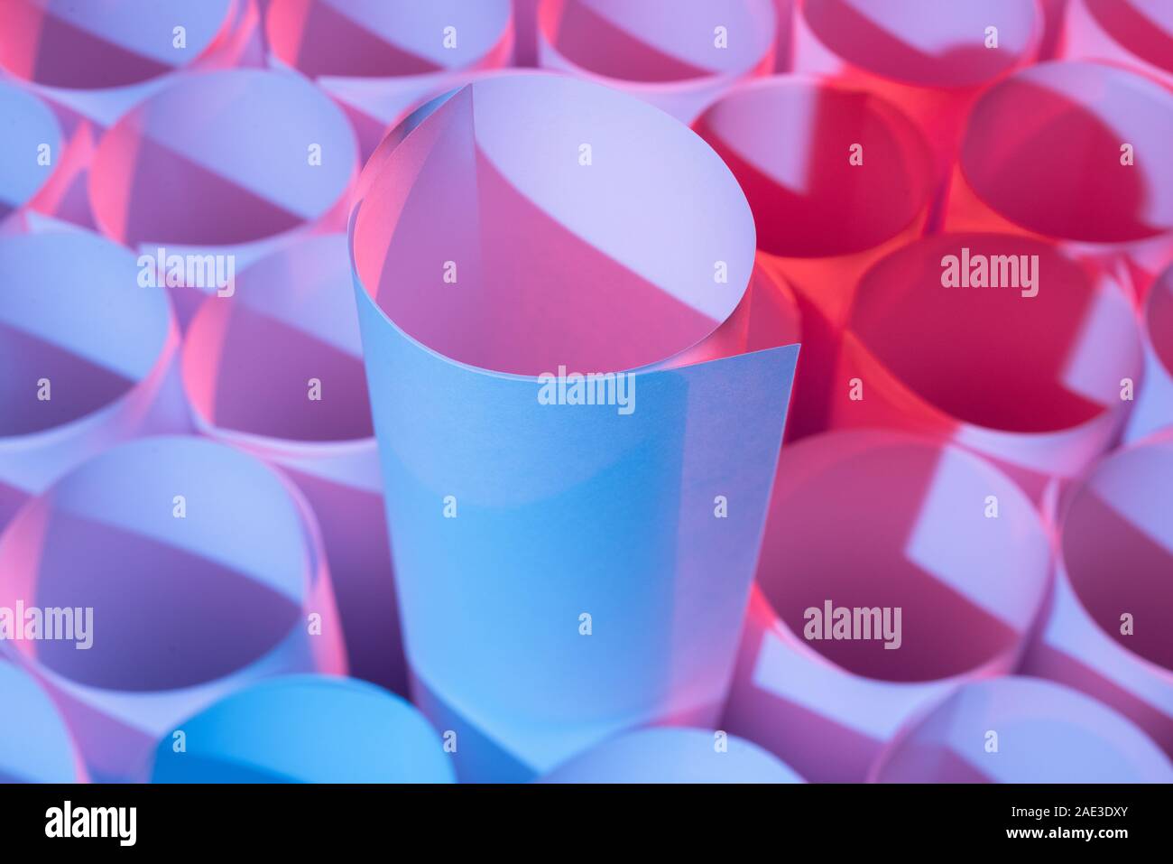 A rolled sheet of paper. Abstract background from scrolls Stock Photo ...