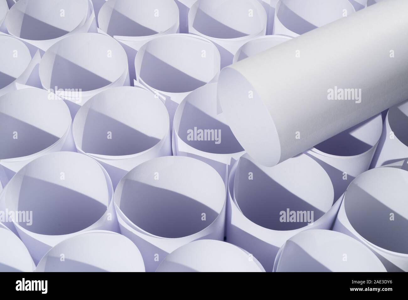 A rolled sheet of paper. Abstract background from scrolls Stock Photo ...