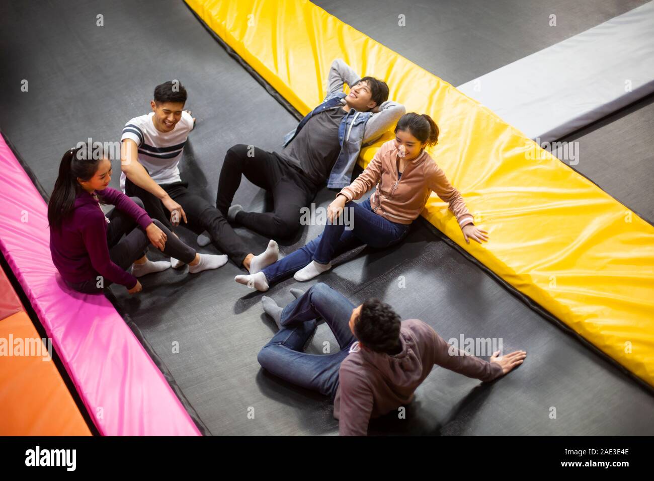 Trampoline park asian hi-res stock photography and images - Alamy