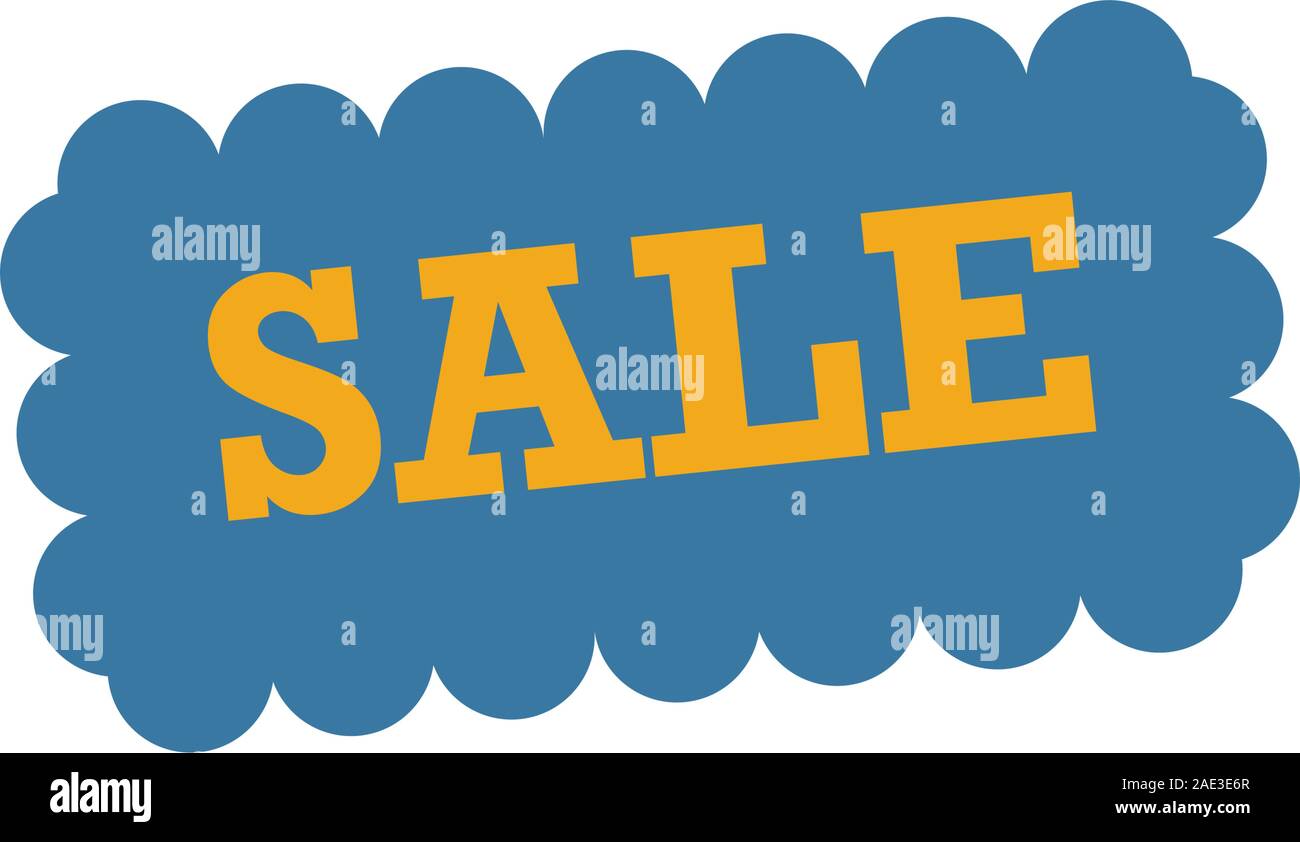 Sale icon. Simple element from shopping center sign icons collection ...