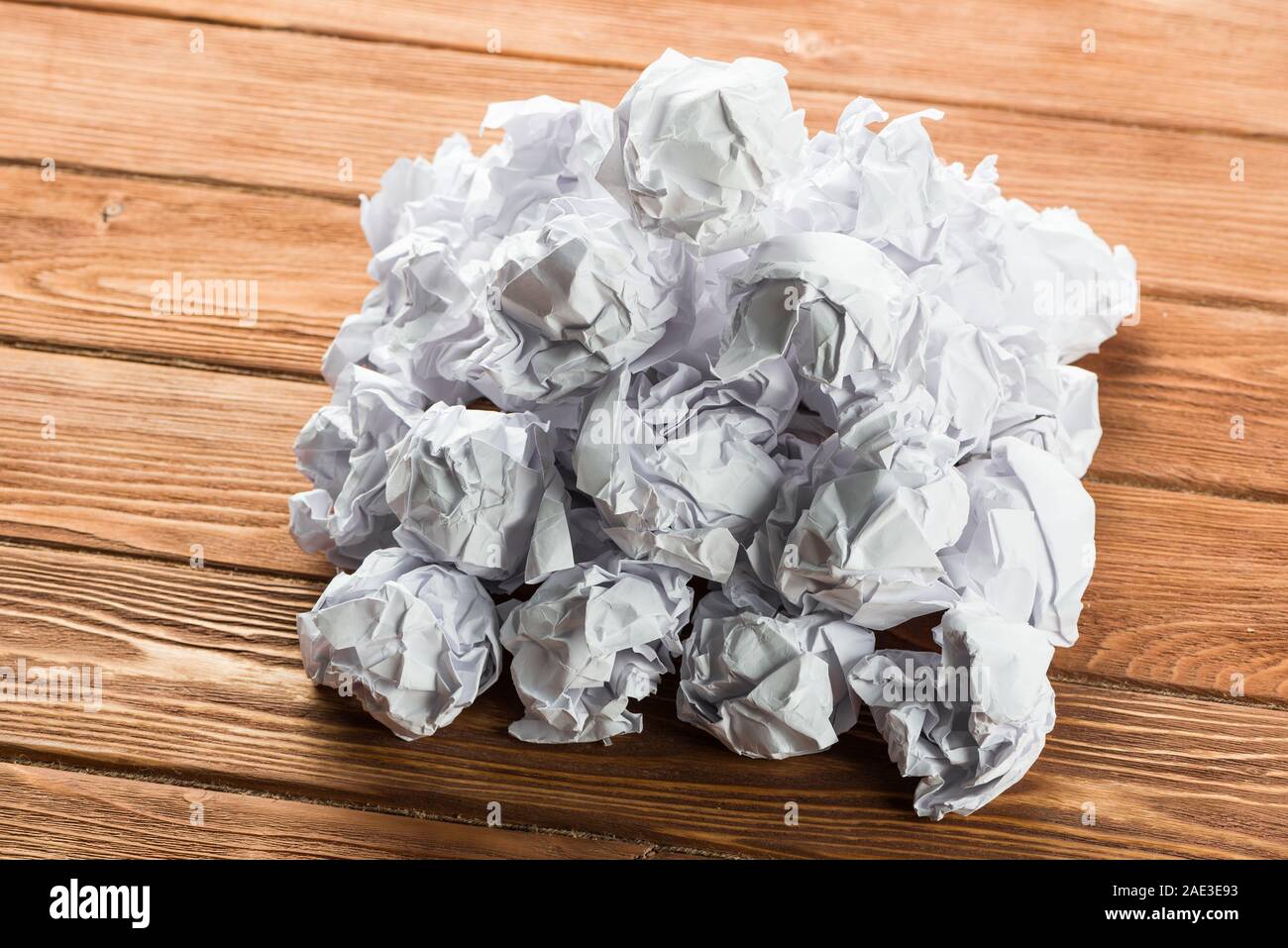 Concept of creativity and inspiration presented by many white ...