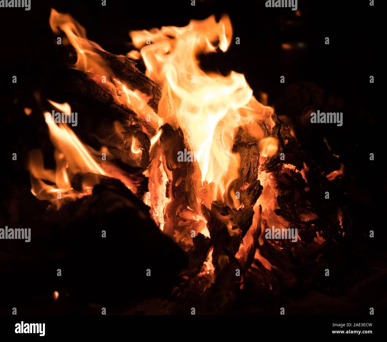 the textures of fire Stock Photo - Alamy