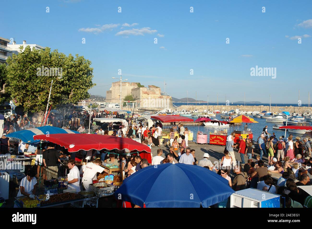 Fishermen’s Night Party at the small port of St Louis Toulon Stock ...