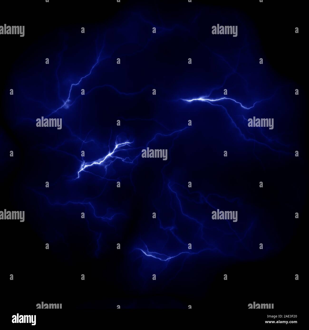 Lightning template for design. Electric discharge in the sky ...
