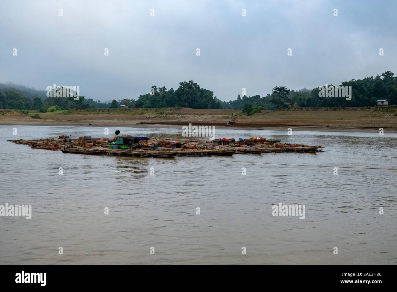 Timber logs in water hi-res stock photography and images - Alamy