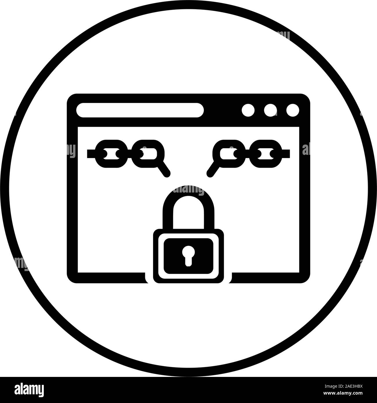 Code security shield symbol Black and White Stock Photos & Images - Alamy