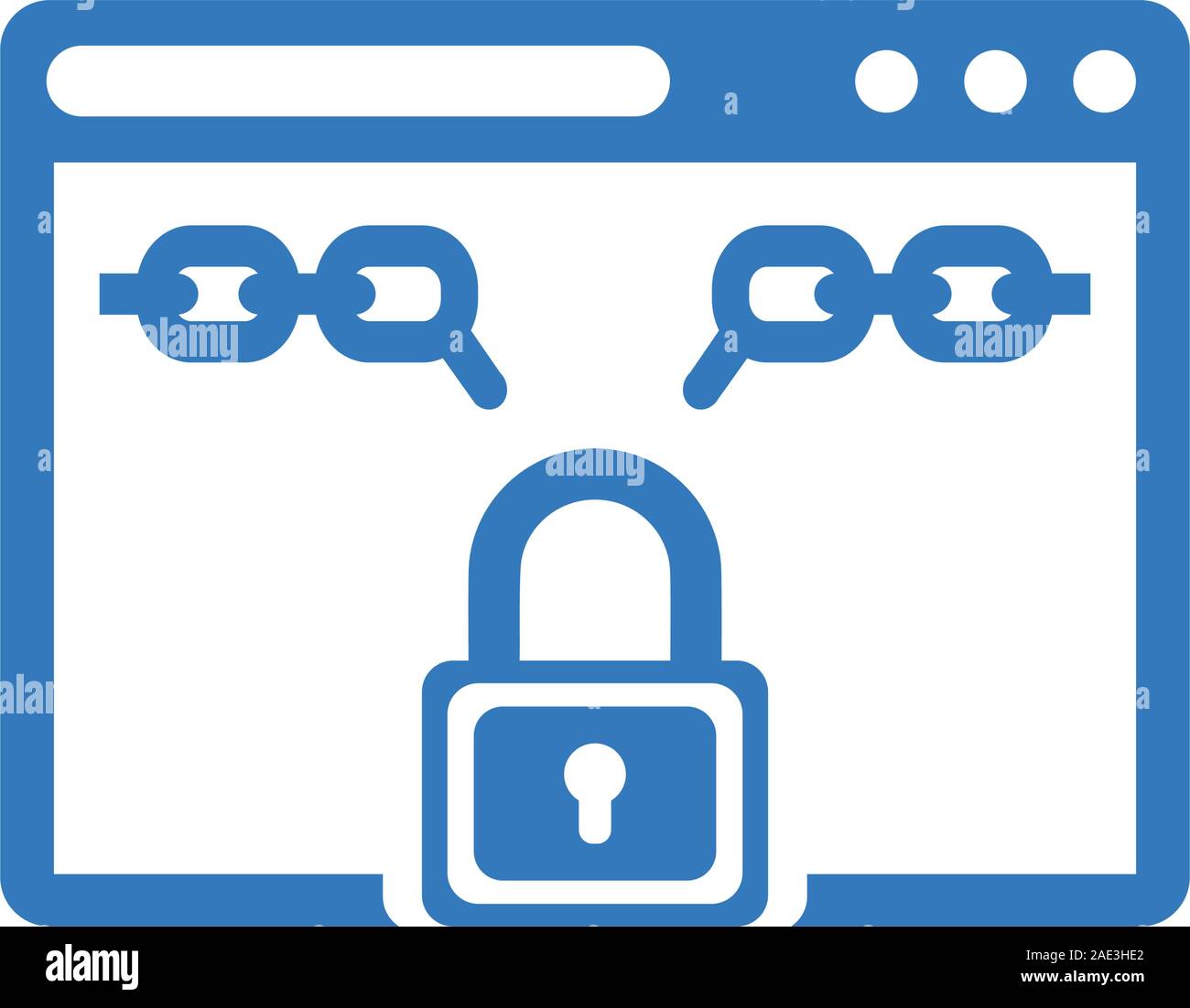 Cyber protection, lock, web security icon Stock Vector Image & Art - Alamy
