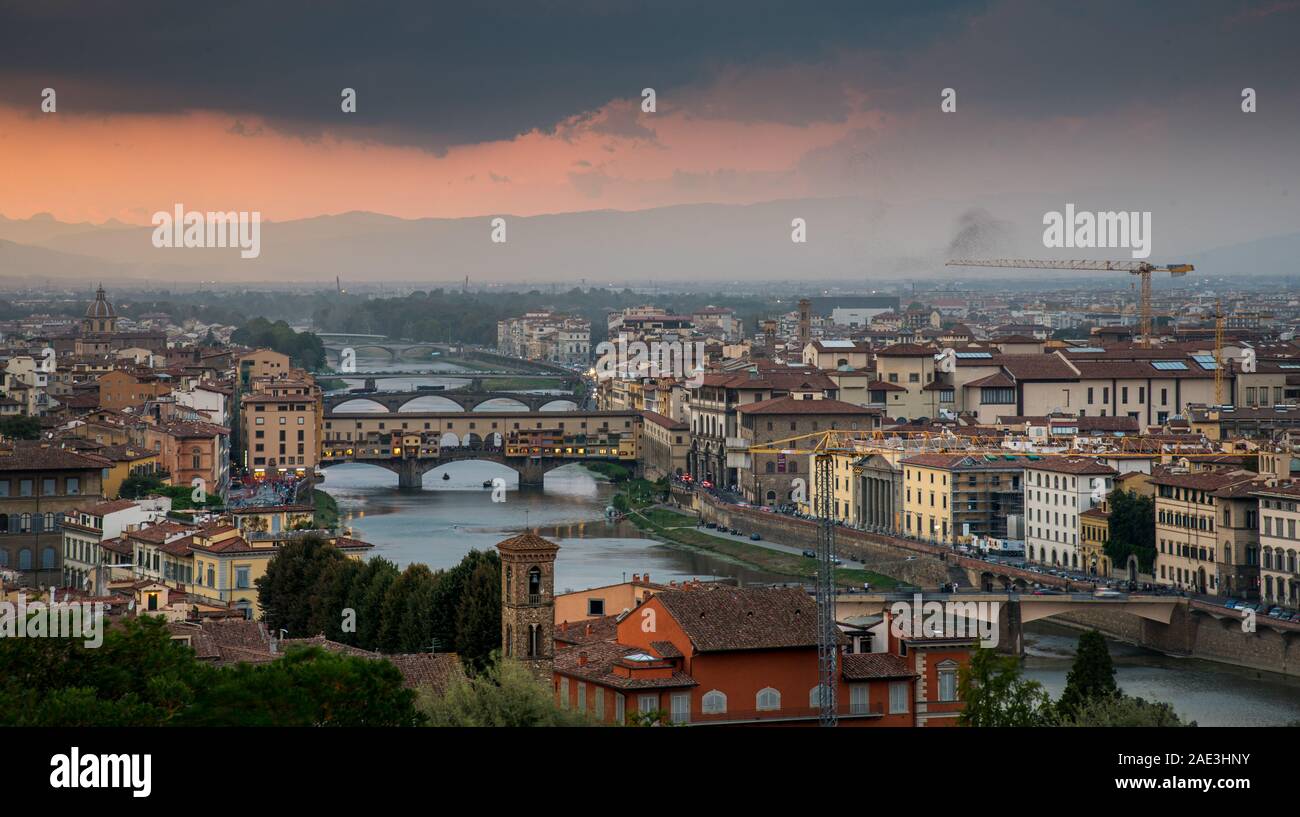 Florence italy skyline hi-res stock photography and images - Alamy