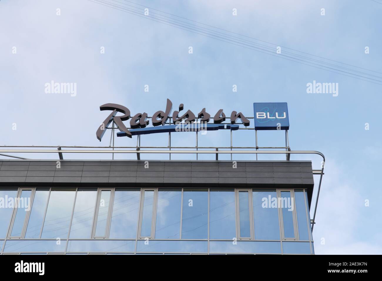 Blu logo design hi-res stock photography and images - Alamy