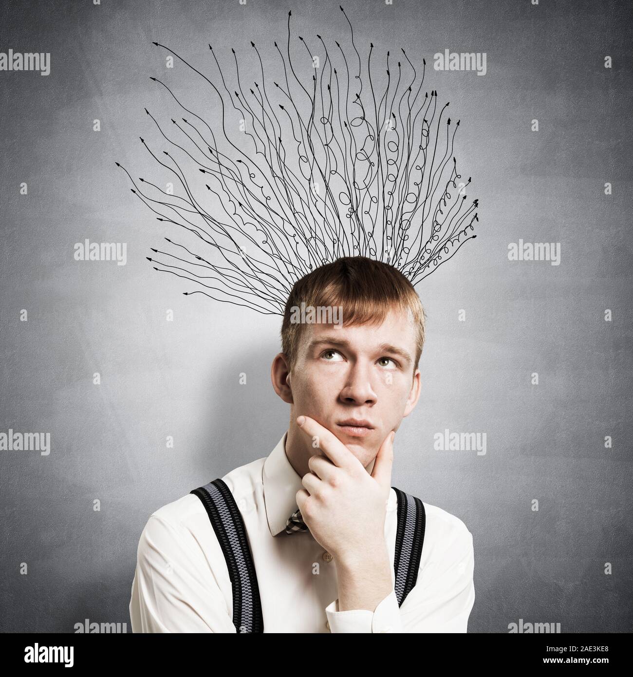 Multitasking teenager hi-res stock photography and images - Alamy
