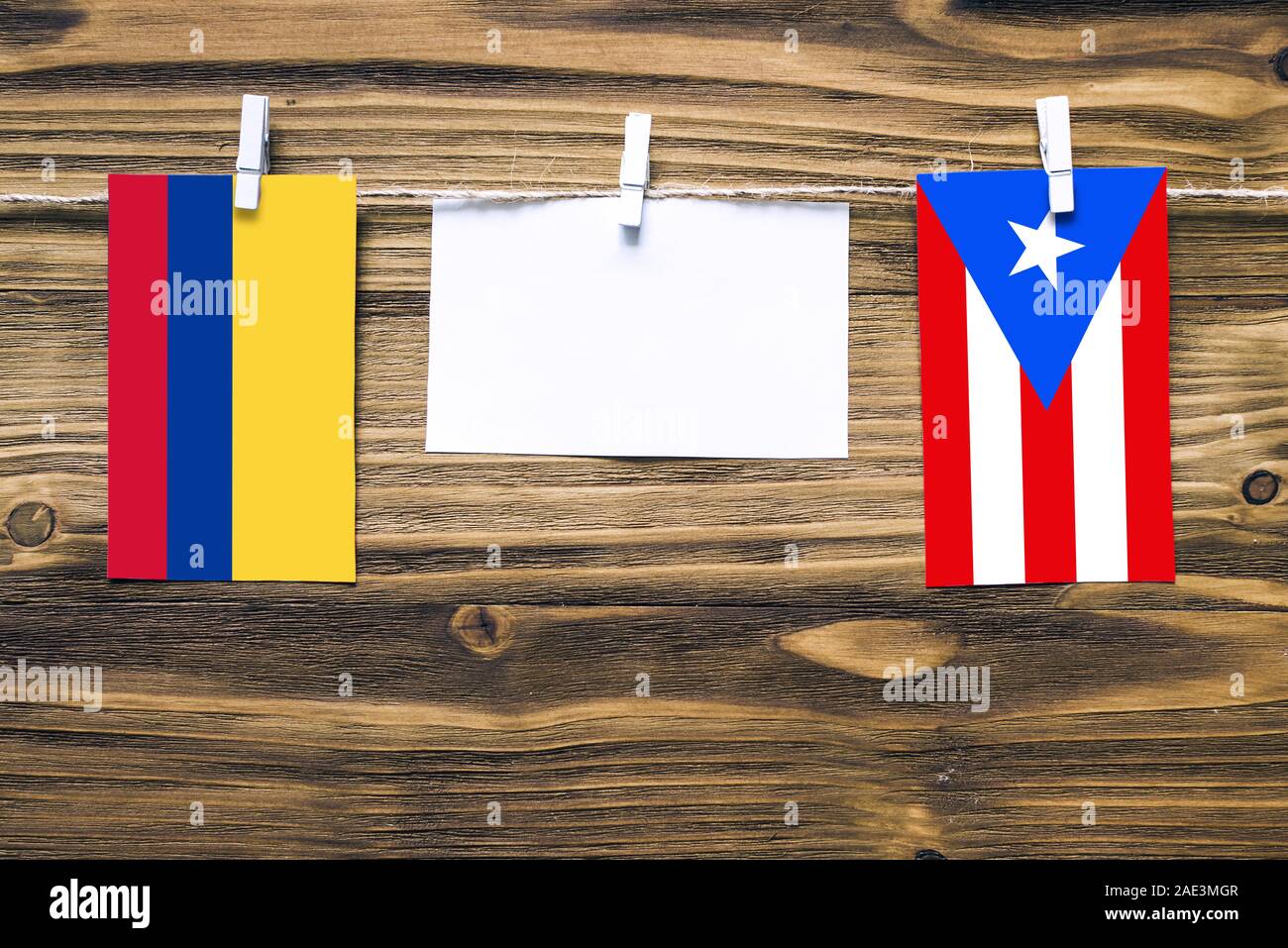 Puerto rico colombia flag hi-res stock photography and images - Alamy