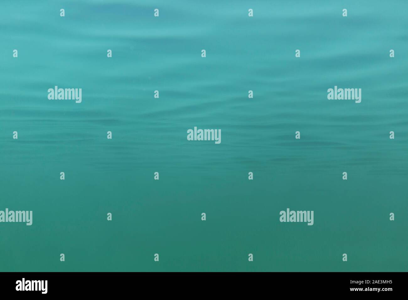 Picture of green to blue shades of water mass from under water. Fine ...