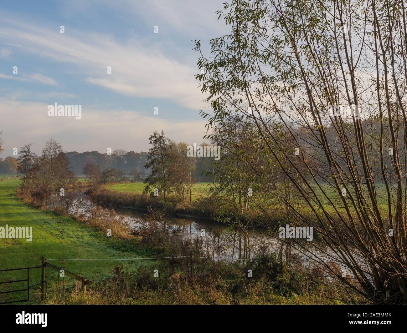autumn at the river Stock Photo - Alamy