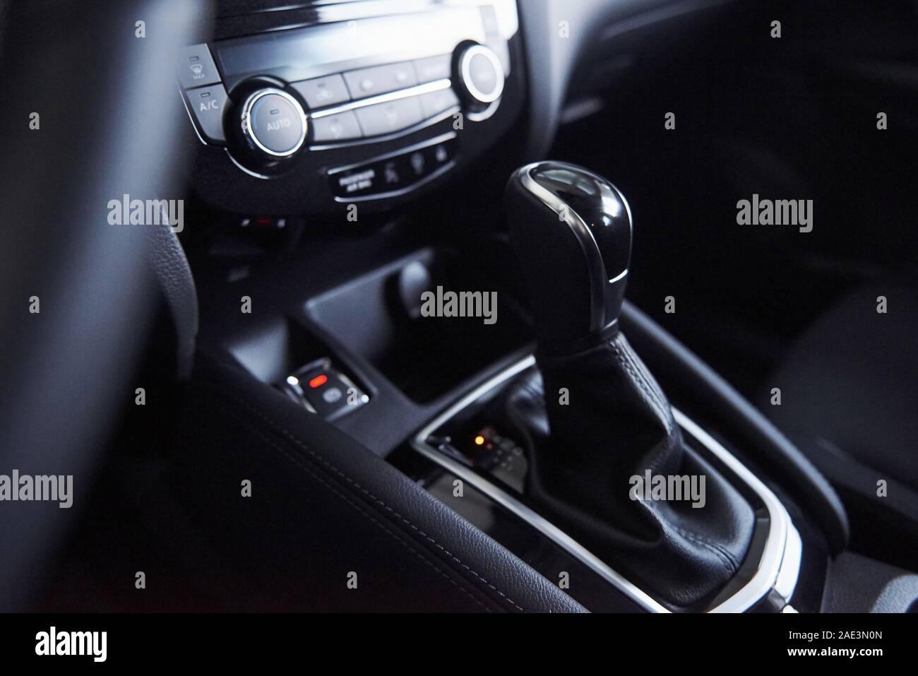 Transmission box. Front part of the new expensive modern car that ...