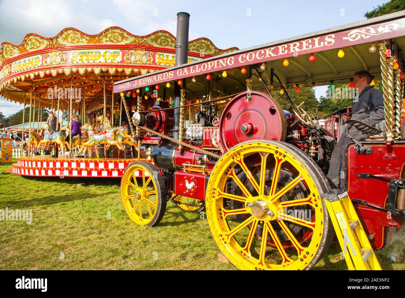 Fairground traction engine hi-res stock photography and images - Alamy