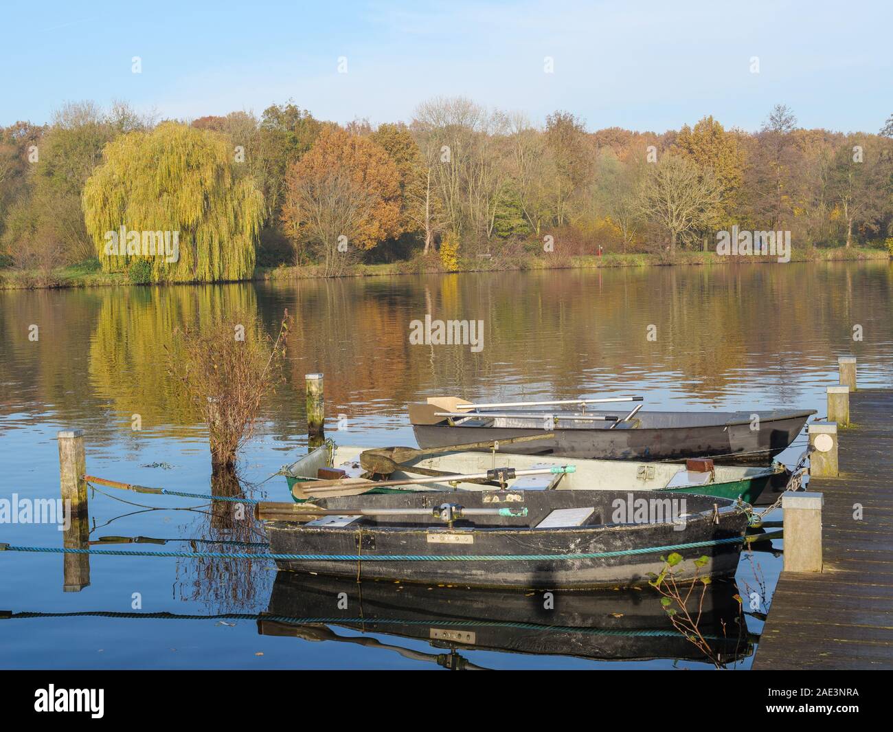boats on a german lake Stock Photo - Alamy