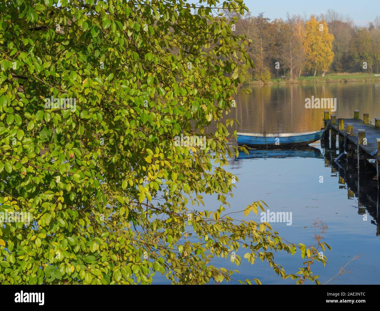 boats on a german lake Stock Photo - Alamy