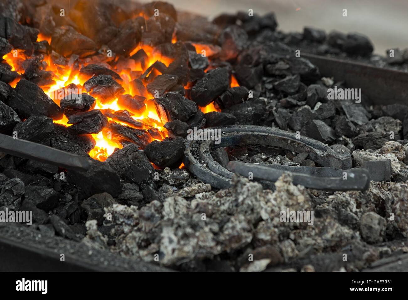 Forge heating iron hi-res stock photography and images - Alamy