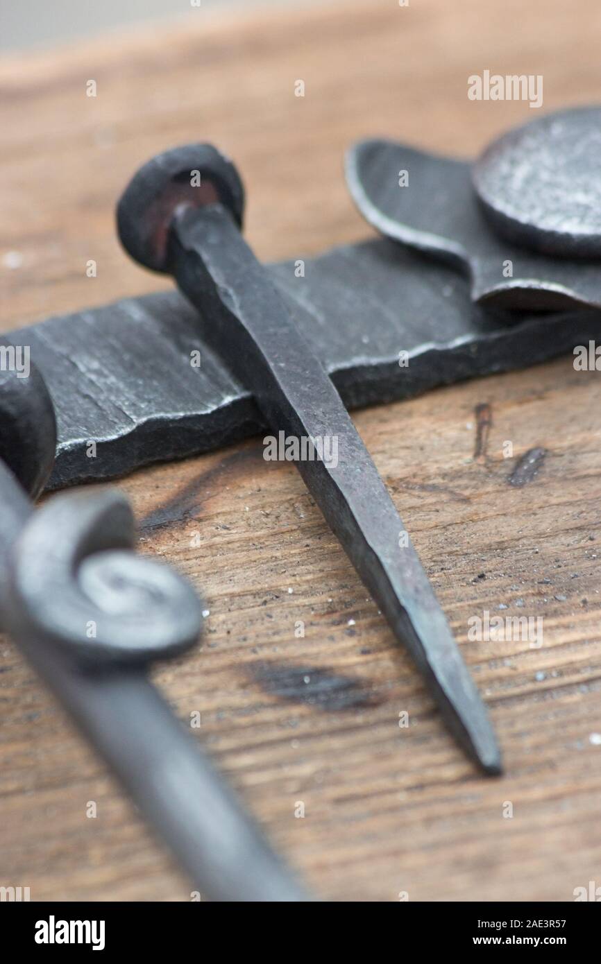 Old iron nail hi-res stock photography and images - Alamy