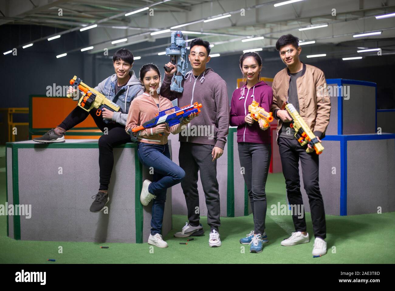 Row five young adult hi-res stock photography and images - Alamy