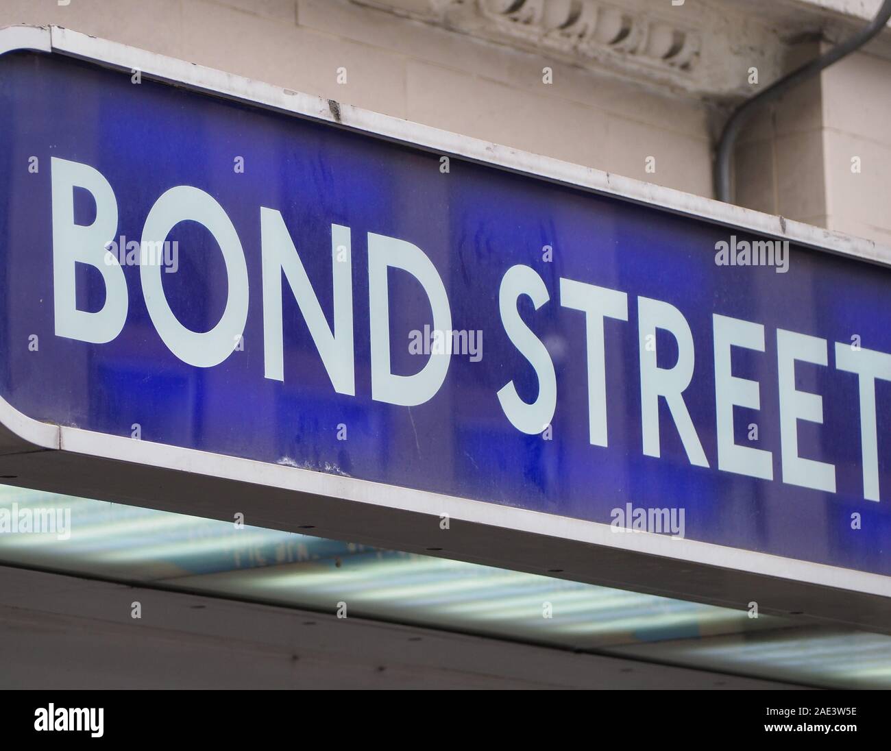 LONDON, UK - CIRCA SEPTEMBER 2019: Bond Street tube station sign Stock ...
