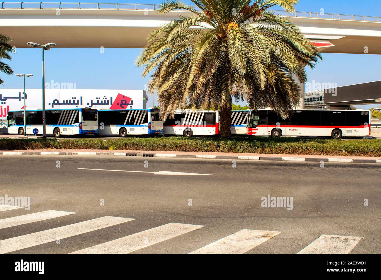 Dubai bus station hi-res stock photography and images - Alamy
