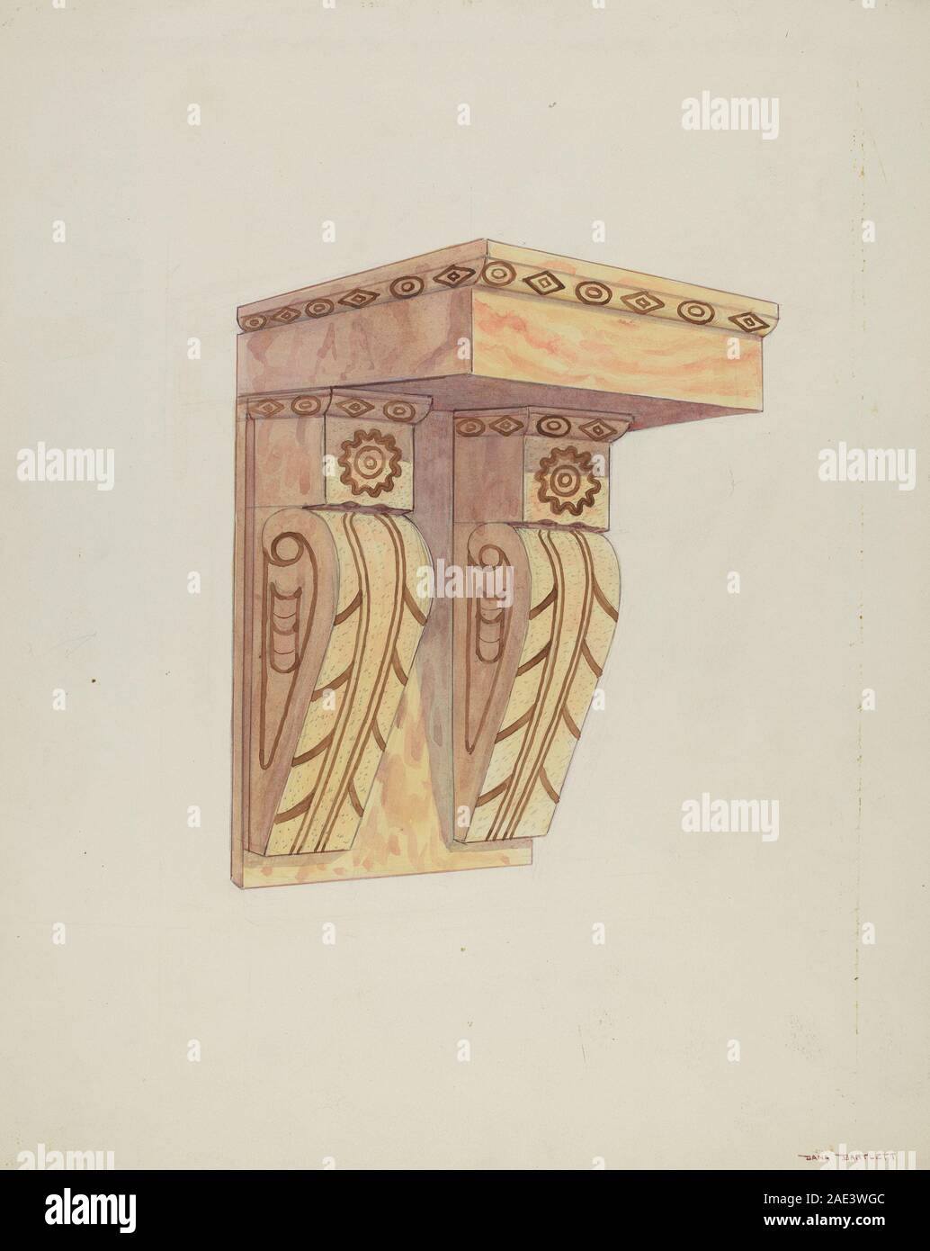 Architectural drawing showing wall hi-res stock photography and images ...