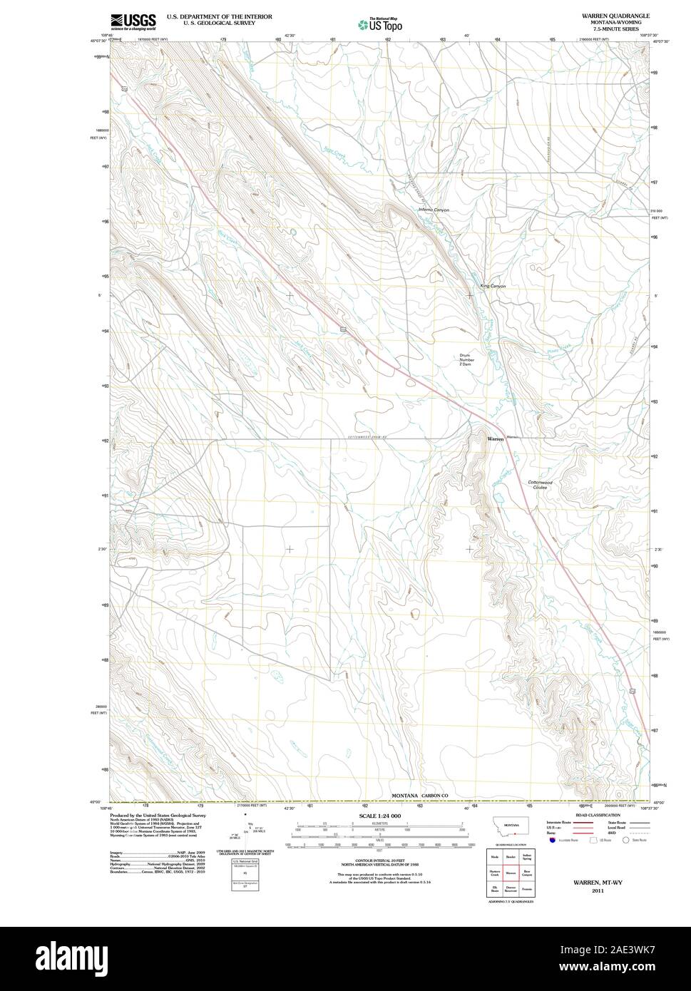MT Warren 20110517 TM Restoration Stock Photo - Alamy