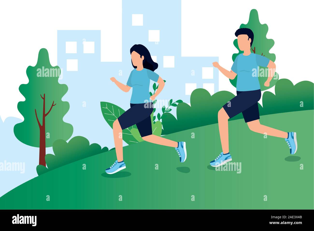 People and healthy lifestyle concept vector design Stock Vector Image ...