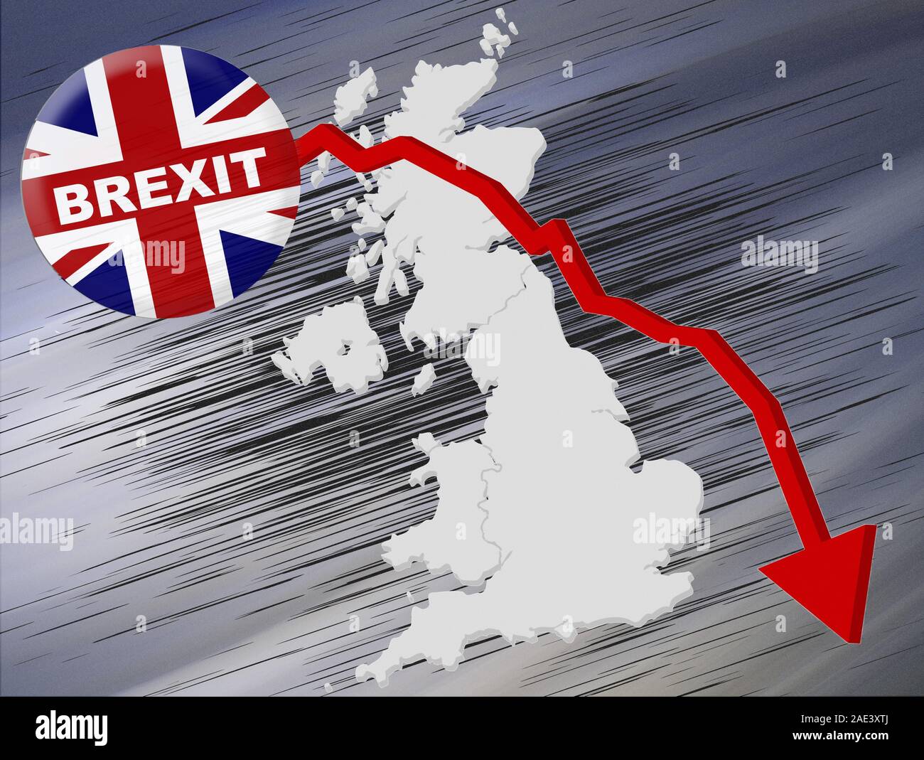 Downward arrow hi-res stock photography and images - Alamy