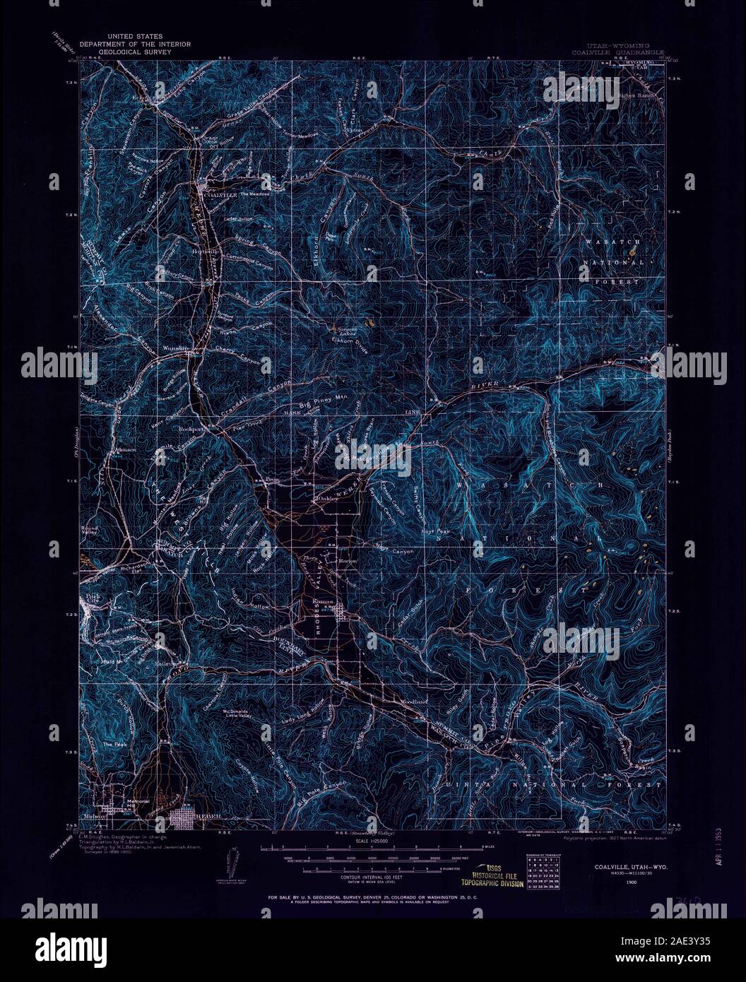 Map of coalville hi-res stock photography and images - Alamy