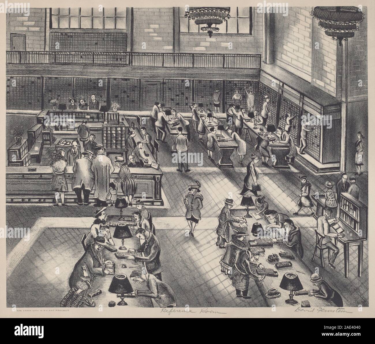 Reference Room; between circa 1935 and circa 1943 date David Feinstein ...