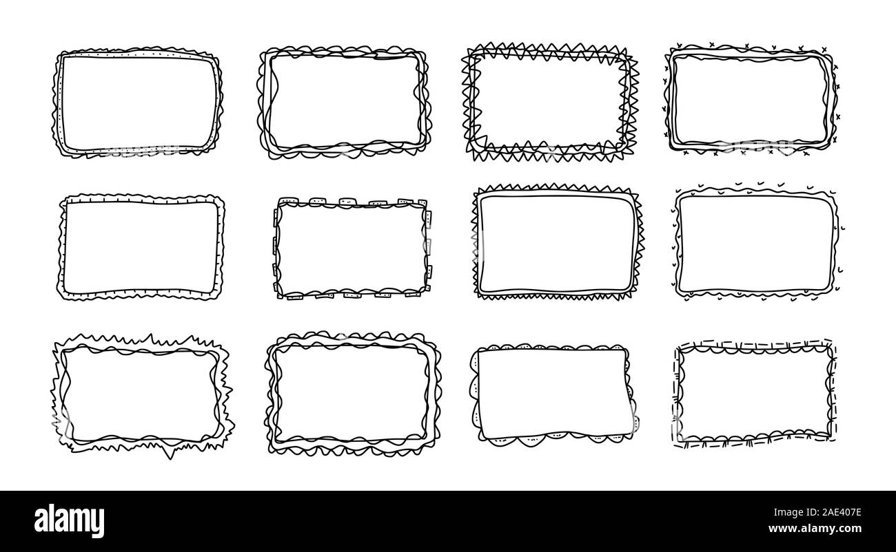 Hand Drawn Borders And Frames