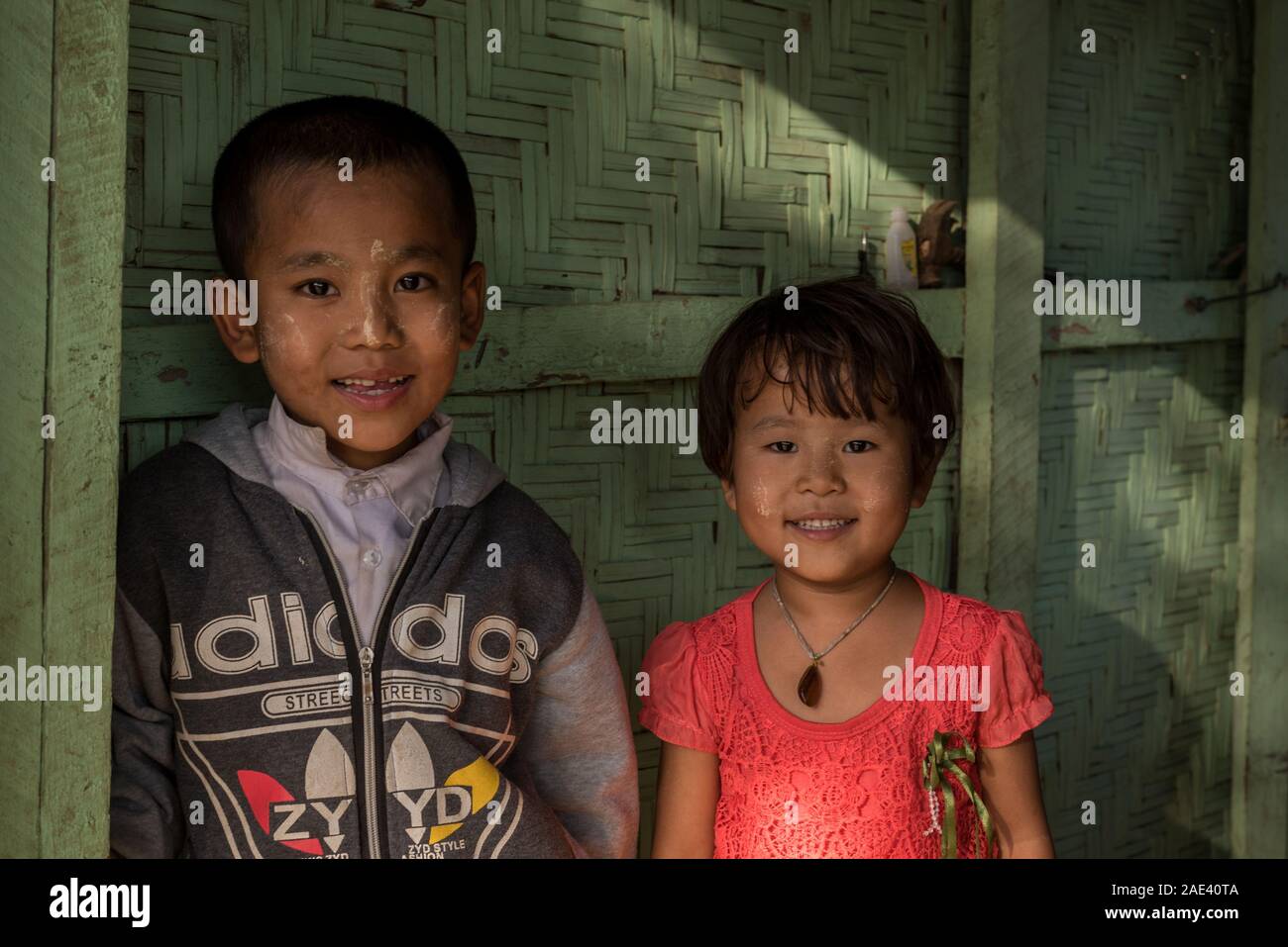 Burmese Kids, Mandaly, Myanmar Stock Photo - Alamy