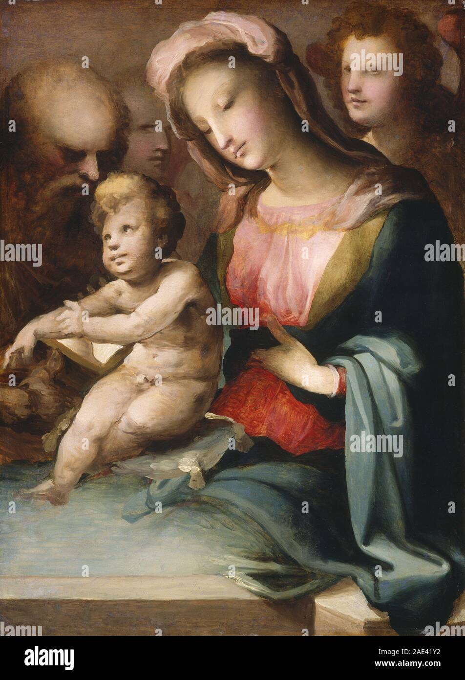 A painting by Domenico Beccafumi dated c. 1545-1550 depicting the Holy ...