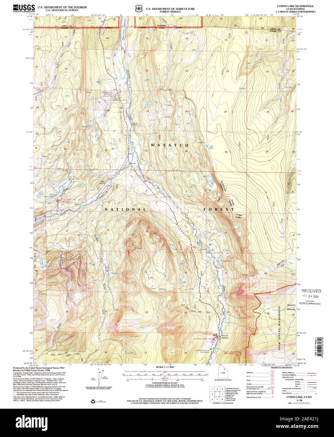Map of lyman Cut Out Stock Images & Pictures - Alamy