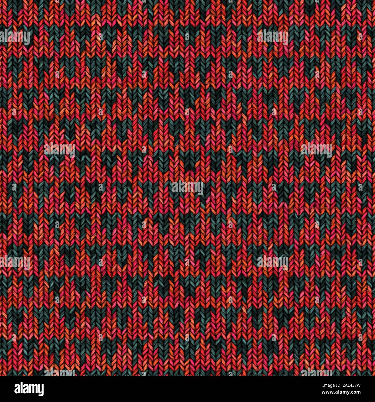 Seamless texture of colorful knitting fabric cloth with loop pattern ...