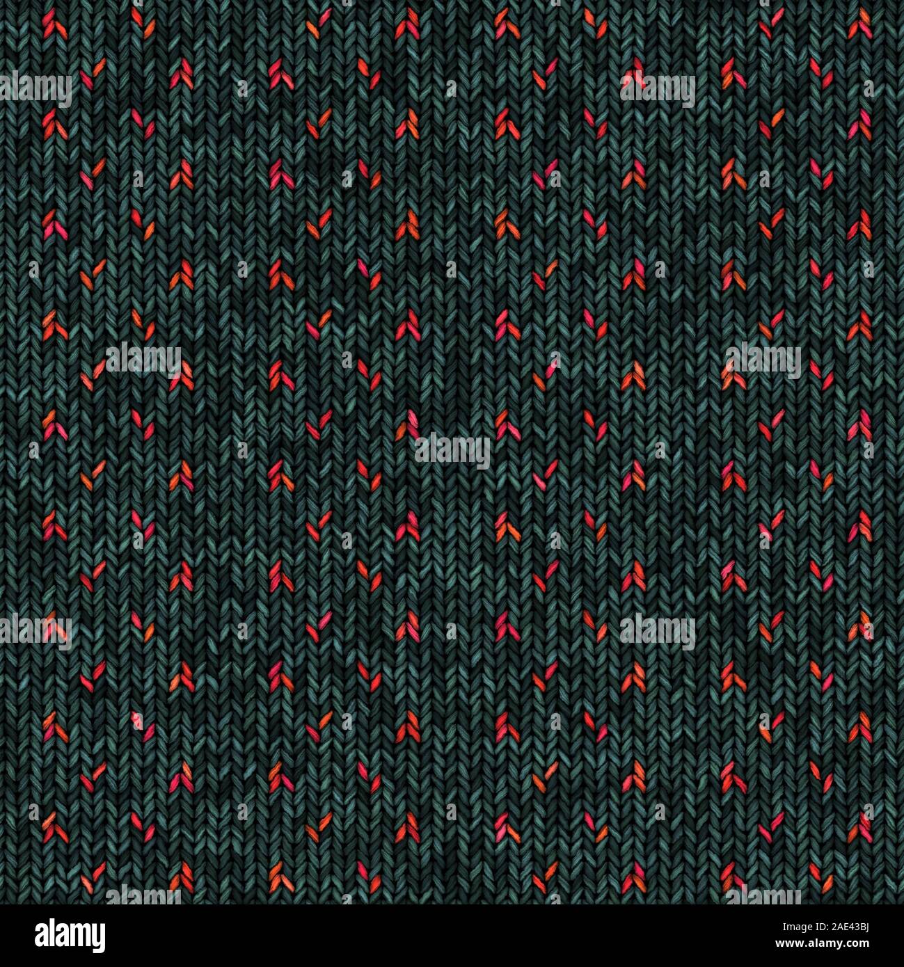 Seamless texture of colorful knitting fabric cloth with loop pattern ...