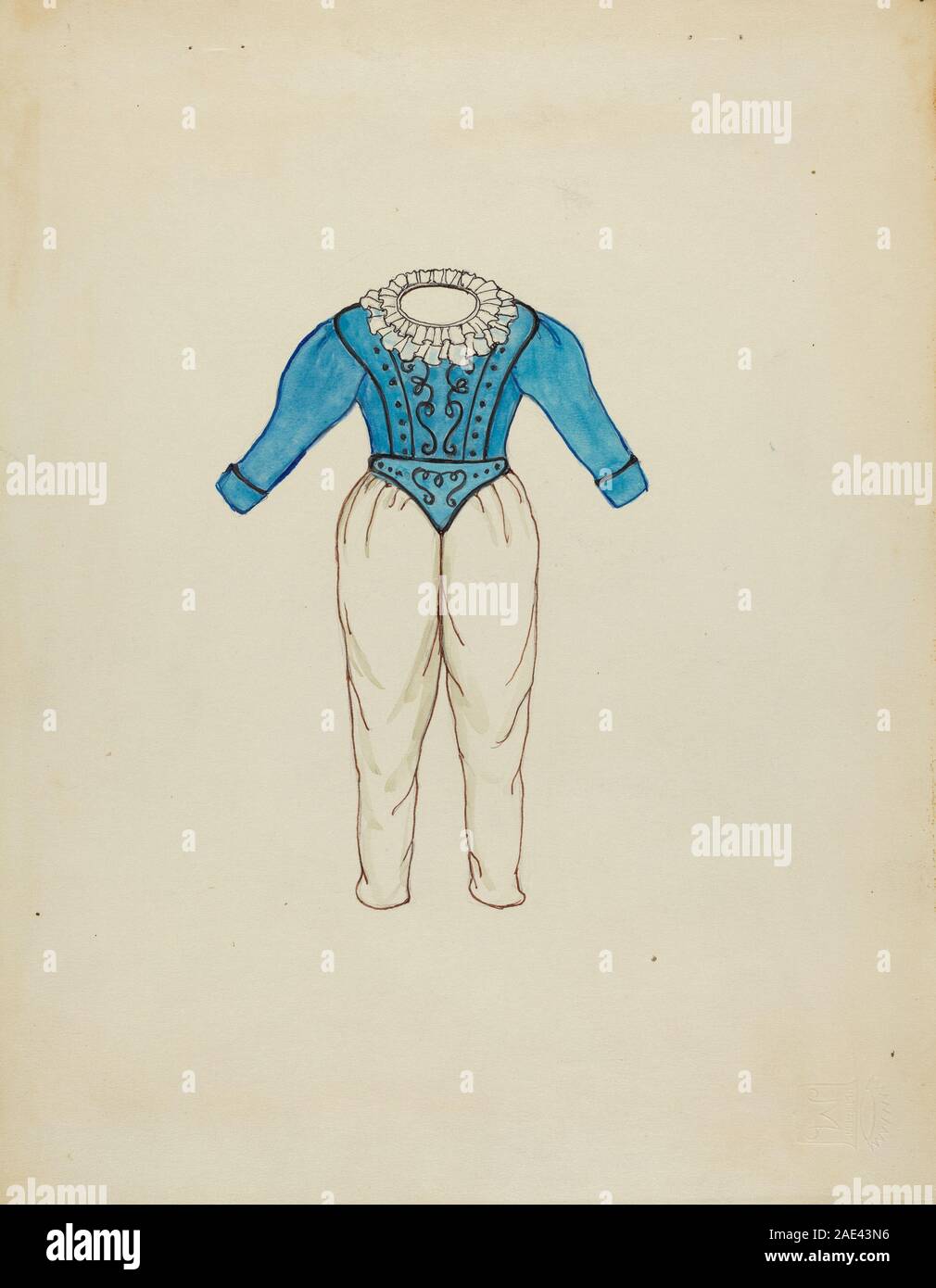 Photograph of a boy's suit by Dorothy Gernon, 1935-1942, showing jacket ...