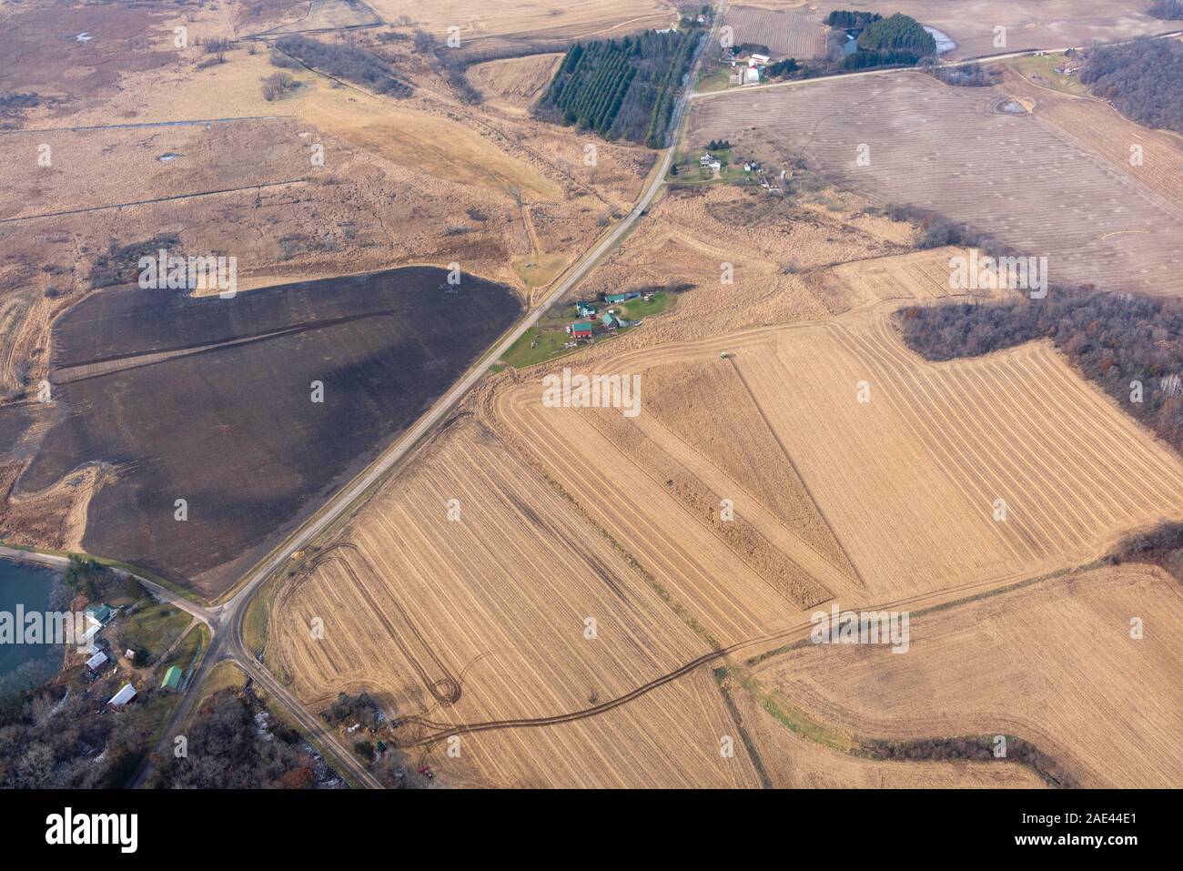 Aerial view of rural dane county hi-res stock photography and images ...