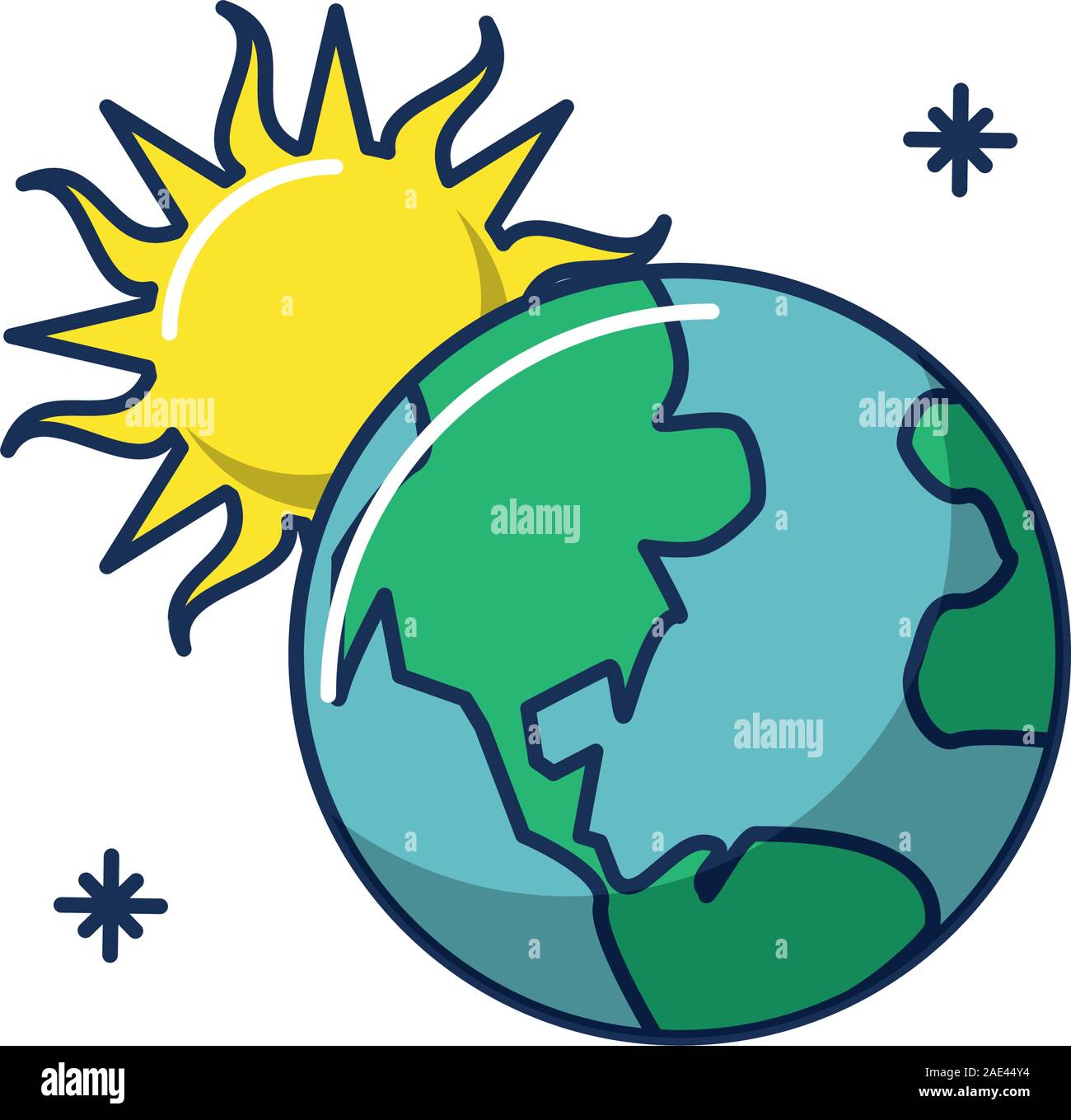 Satellite Image Earth Sun High Resolution Stock Photography and Images ...