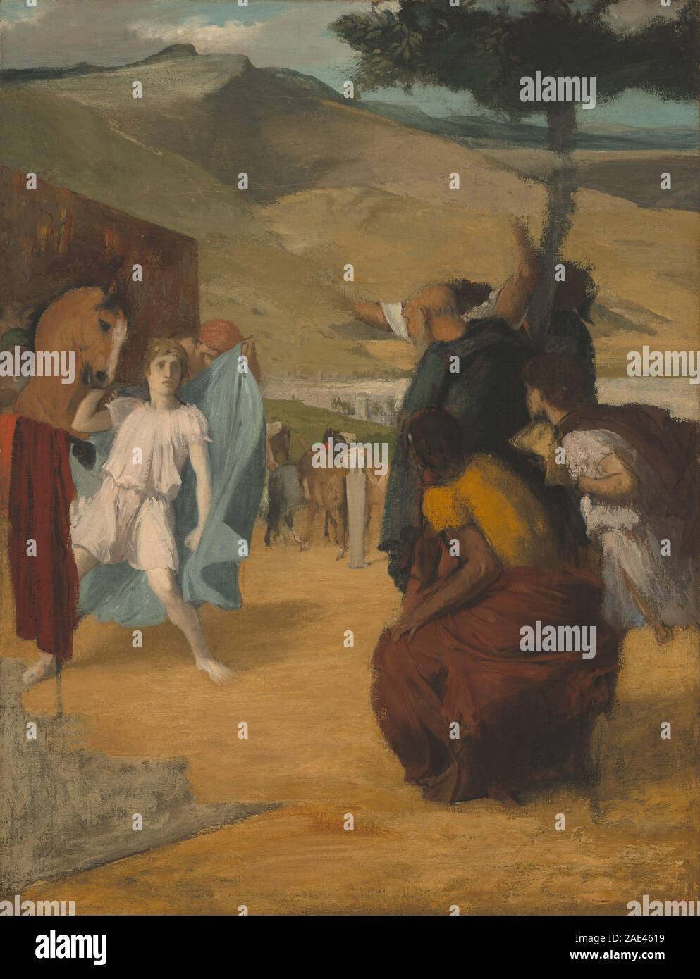 A painting by Edgar Degas from 1861-1862 showing Alexander the Great ...