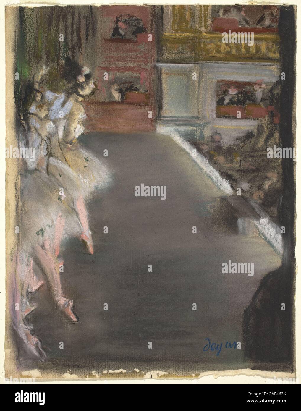 Dancers at the Old Opera House; c. 1877 Edgar Degas, Dancers at the Old ...