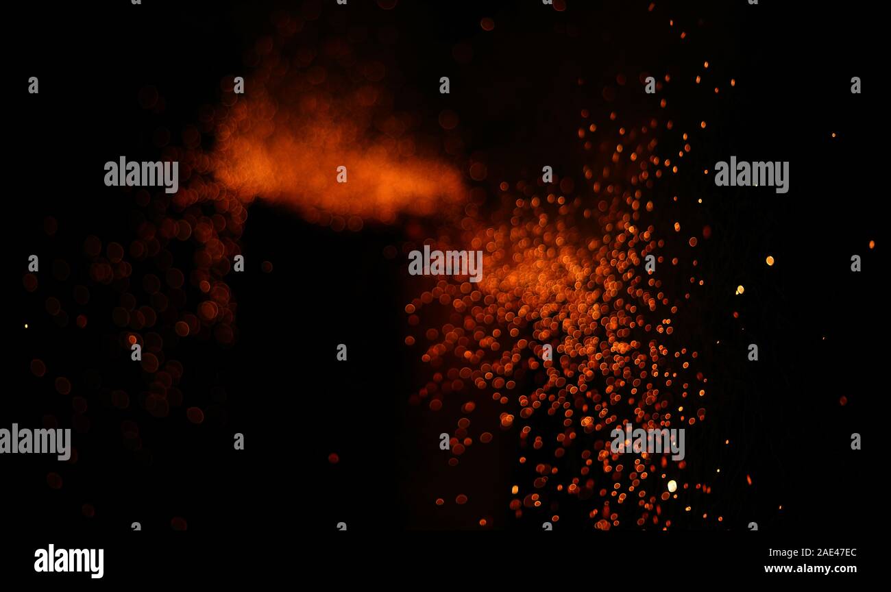 Beautiful Diwali Glowing Firecracker, fire of cracker explosion Stock ...