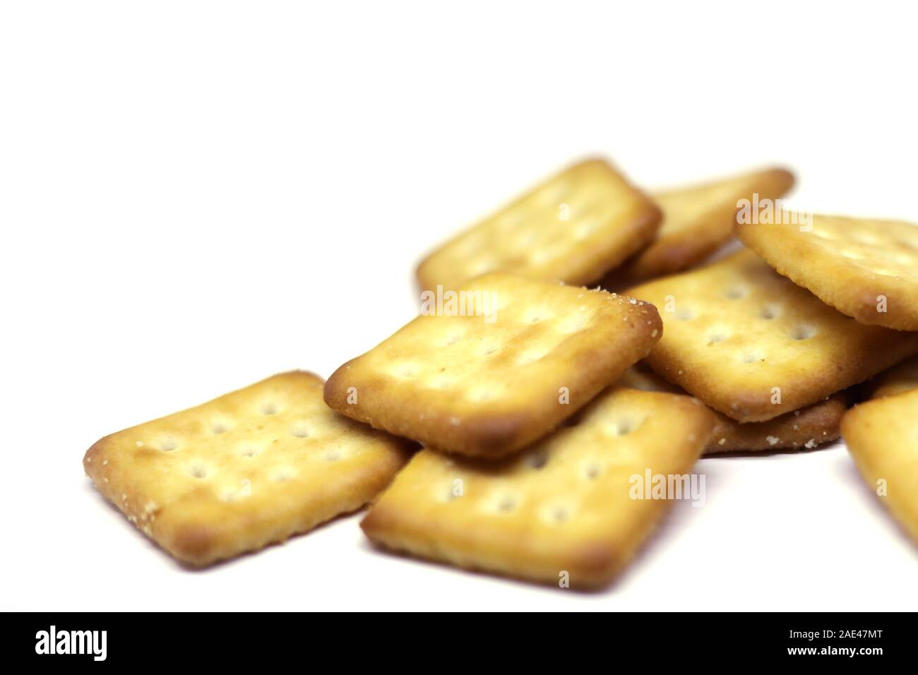 Closeup Biscuits isolated on white backgrounds Stock Photo - Alamy